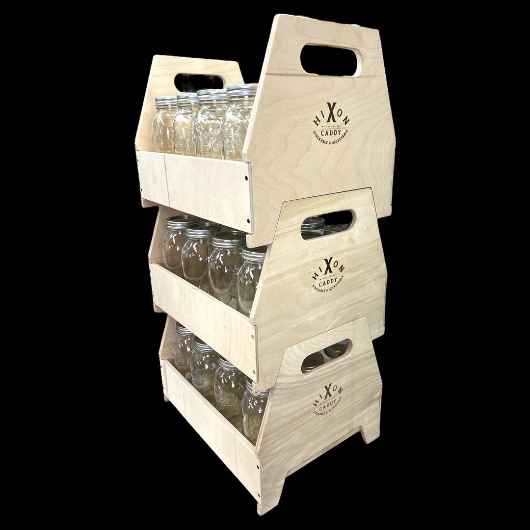 Stackable Storage Solution. Carrying Crate Thats Accessible While ...