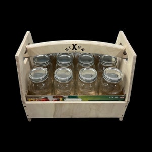 Canning Jar Storage Shelf Pantry Organization Accessible Canning Mason ...