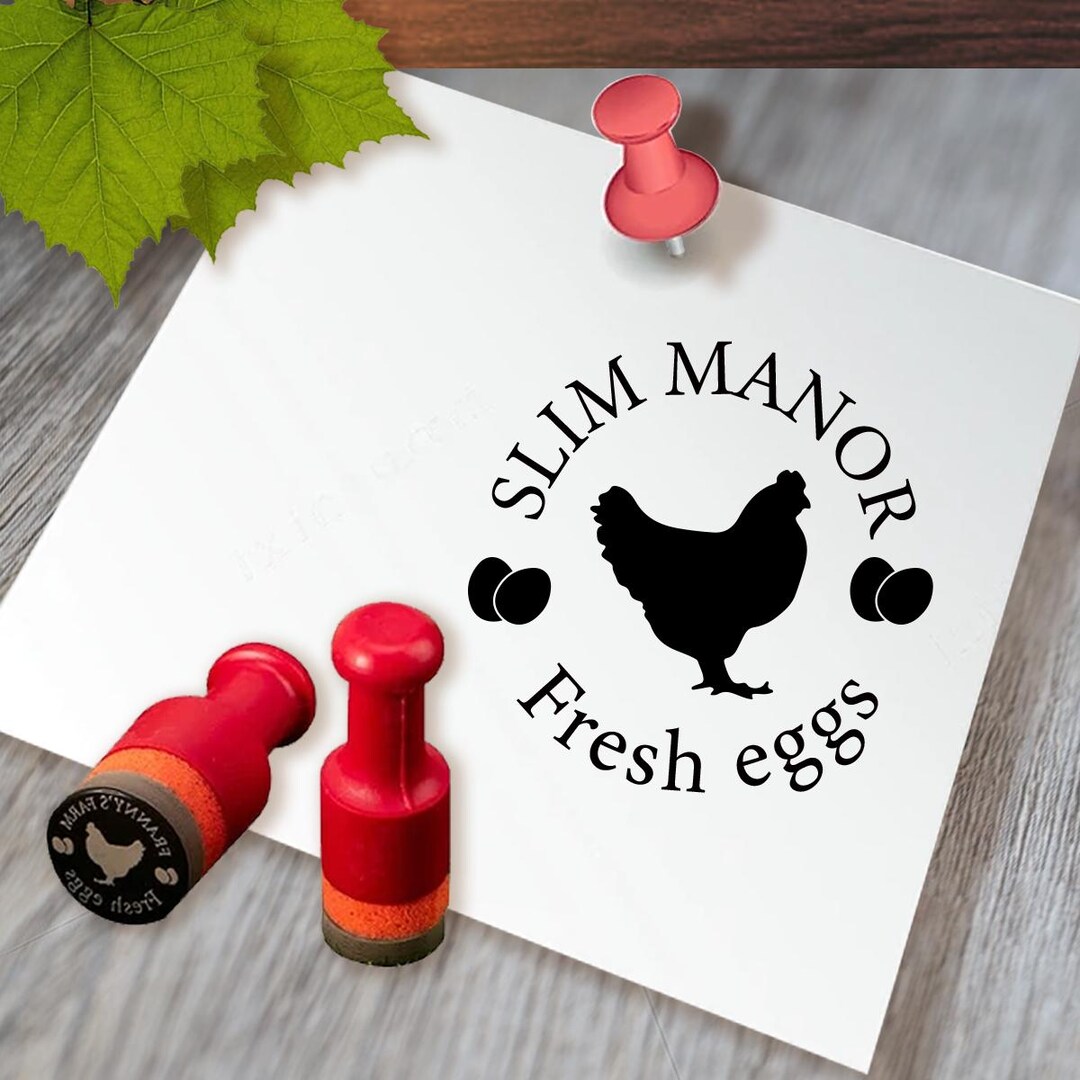 Egg Stamps Personalized Custom Egg Stamp, Chicken Coop Idea, Chicken ...
