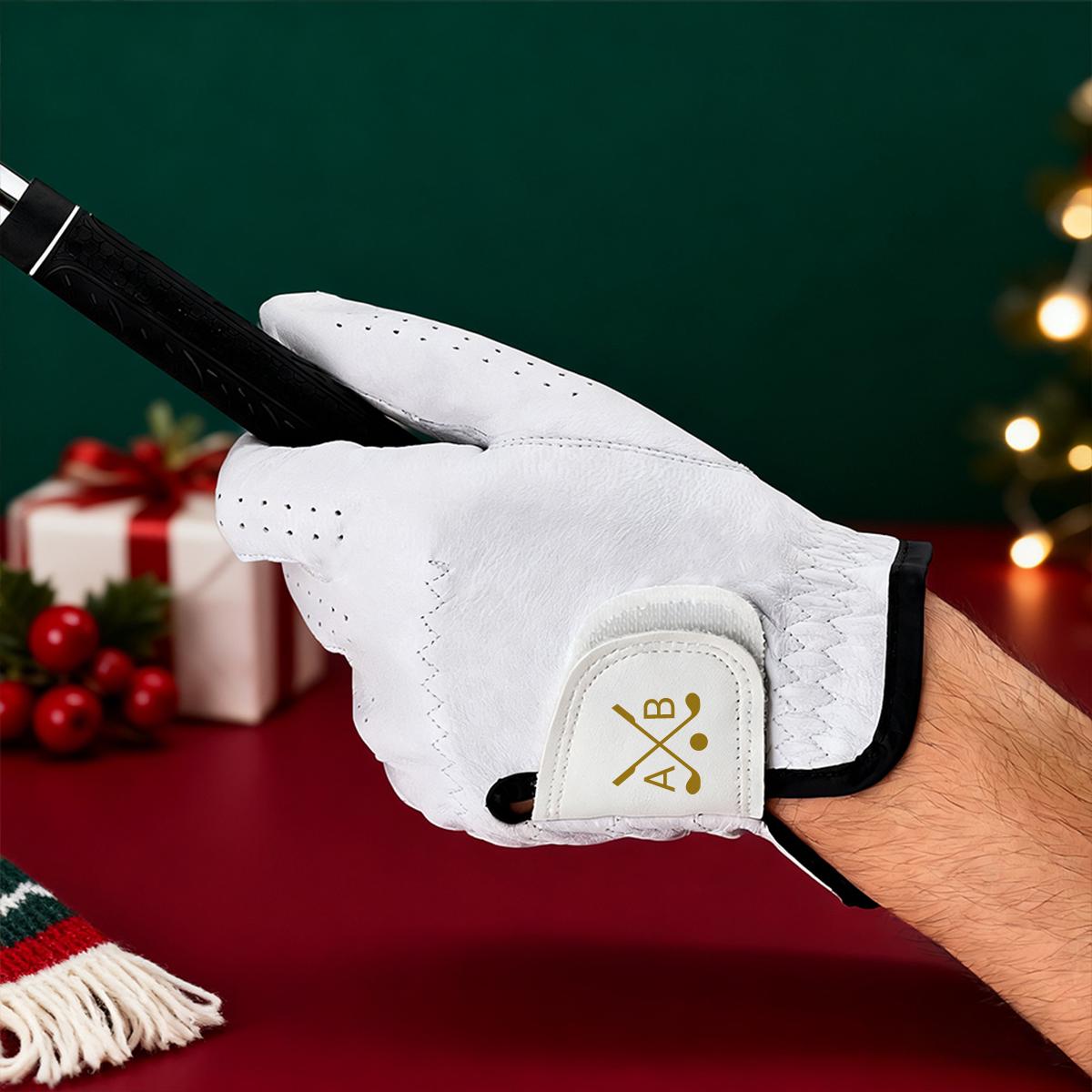 Custom Golf Glove, Christmas Gift, Gift for Golf Lovers, Leather Golf ...