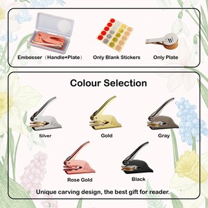 Book Embosser Custom Made for You to Personalize Library Books! Choose ...