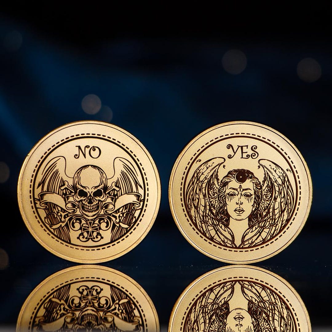 Decide Coin Yes or No ,flip Coin, Decision Coin for Gamers, Christmas ...