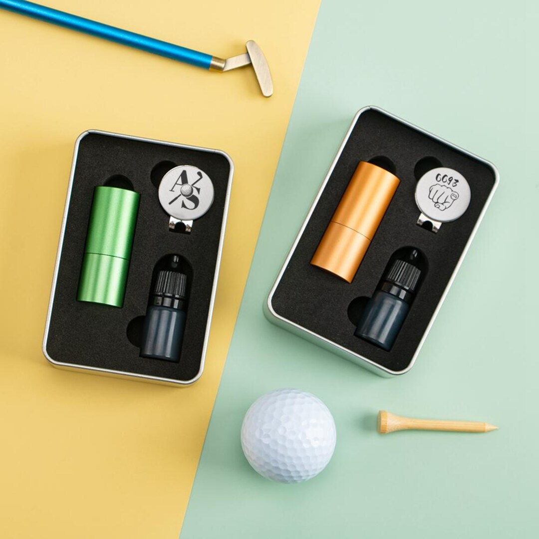 Personalized Golf Ball Stamp Kit/ Customized Golf Ball Marker Stamper ...