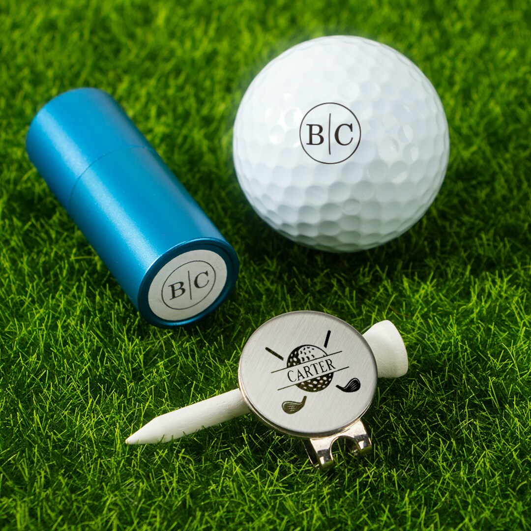 Custom Golf Ball Stamp Kit, Gift for Dad's Day, Personalized Golf Hat ...