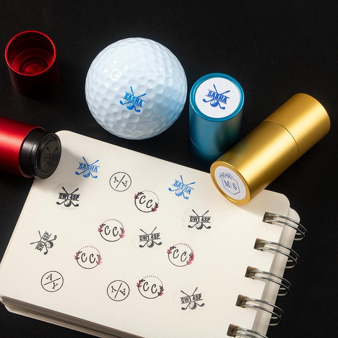 Custom Golf Ball Stamp,personalized Golf Stamps, Gift for Golfer,golf ...