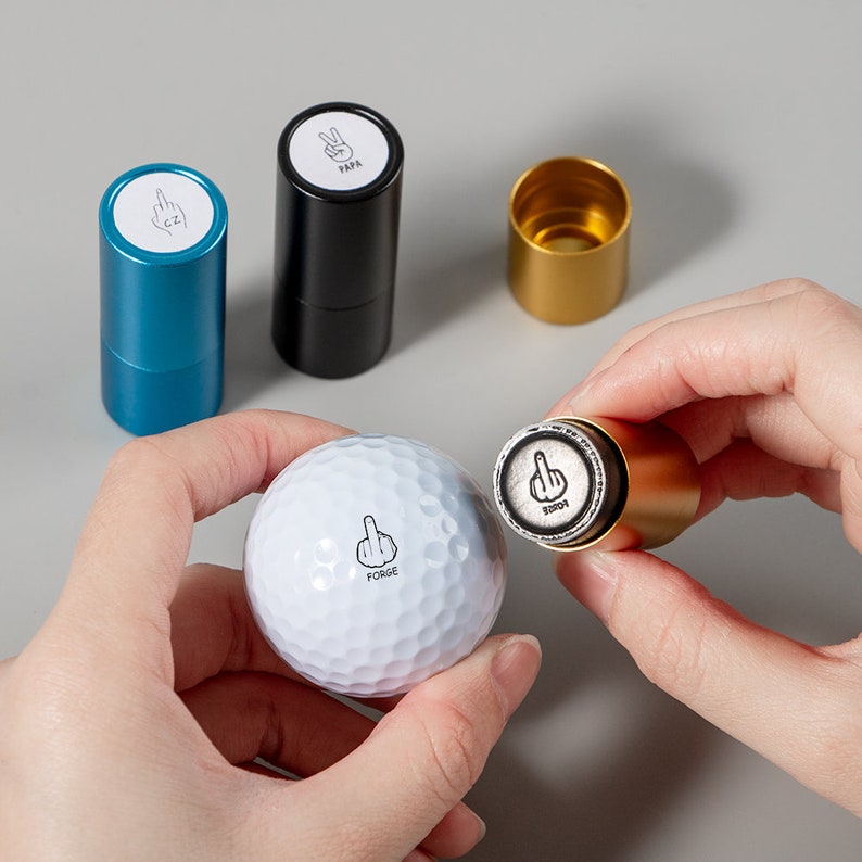 Customized Golf Ball Marker Stamp, Personalized Golf Ball Stamp Kit ...