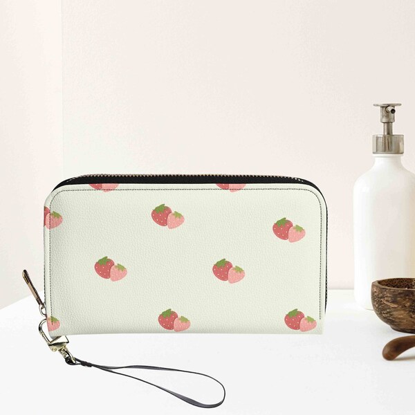 Strawberry Wallet - Etsy