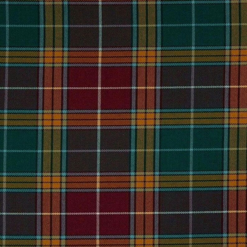 Scottish Handmade Buchanan Muted 8 Yard Tartan Kilt Clan Buchanan Muted ...