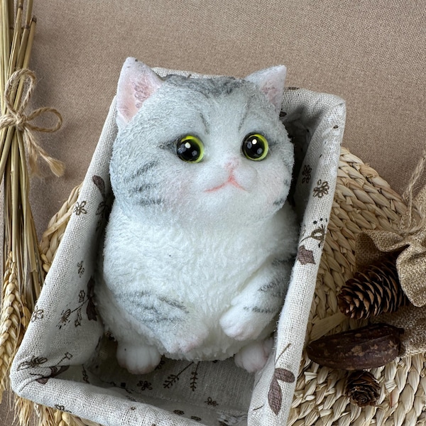 Realistic Cat Squishy - Etsy