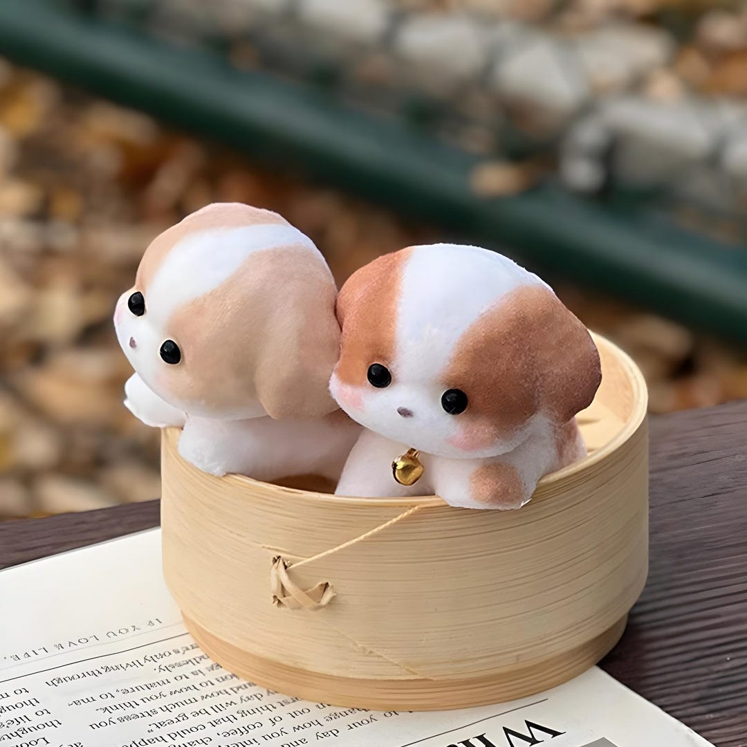 Cute Dog Squishy Toy - Handmade Furry Squishy Dog - Squeeze Toy for ...