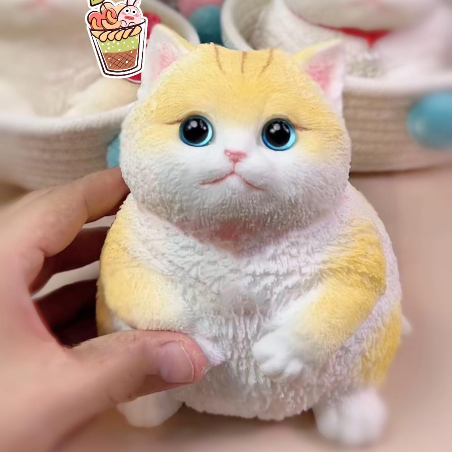 Taba Squishy Cat | Jelly Cat | Squishy Cat | Furry Squishy Cat ...