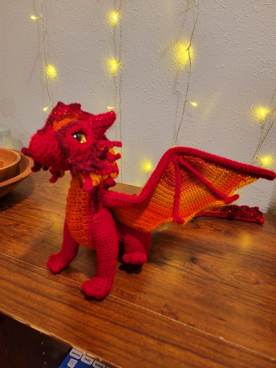 Adult Red Dragon - Etsy
