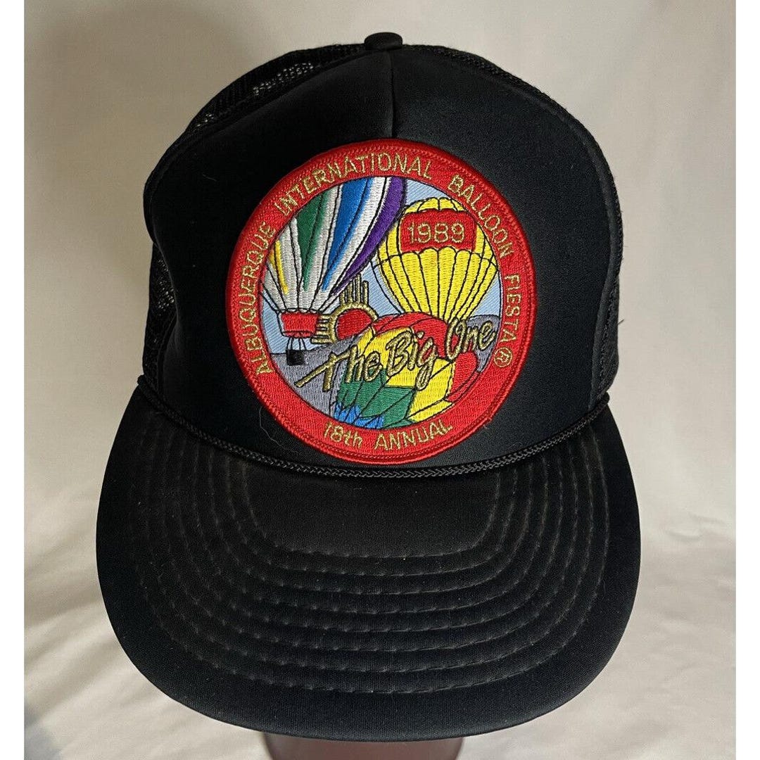 Vintage Albuquerque Balloon Fiesta Cap Hat 1989 18th Annual the Big One ...
