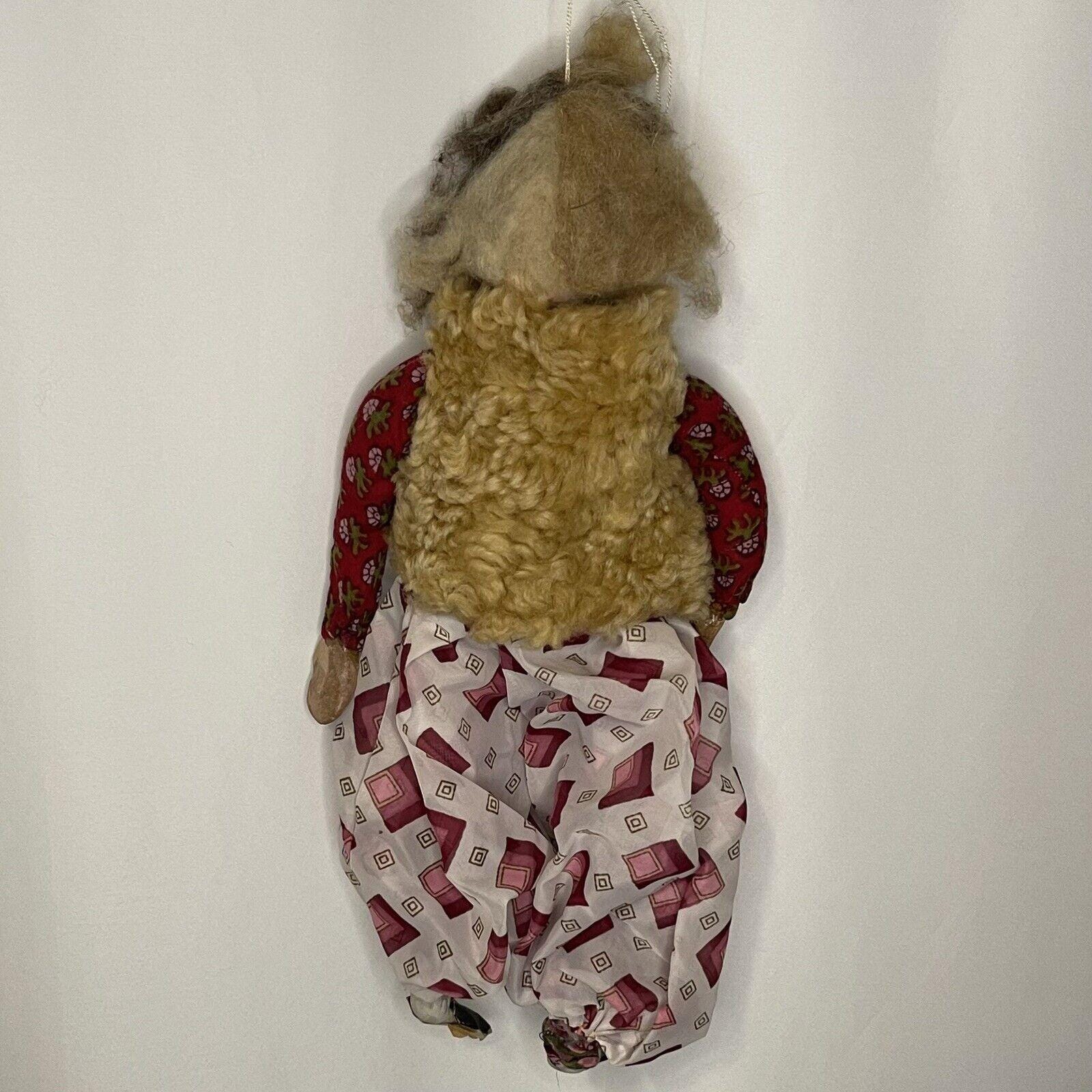 Vintage Doll Puppet 14 Tall Marionette Folk Art Puppet Doll Gypsy OOAK ...