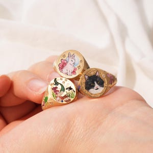 Custom Mermaid Ring, the Mermaid Jewelry, the Mermaid Whale Tale ...