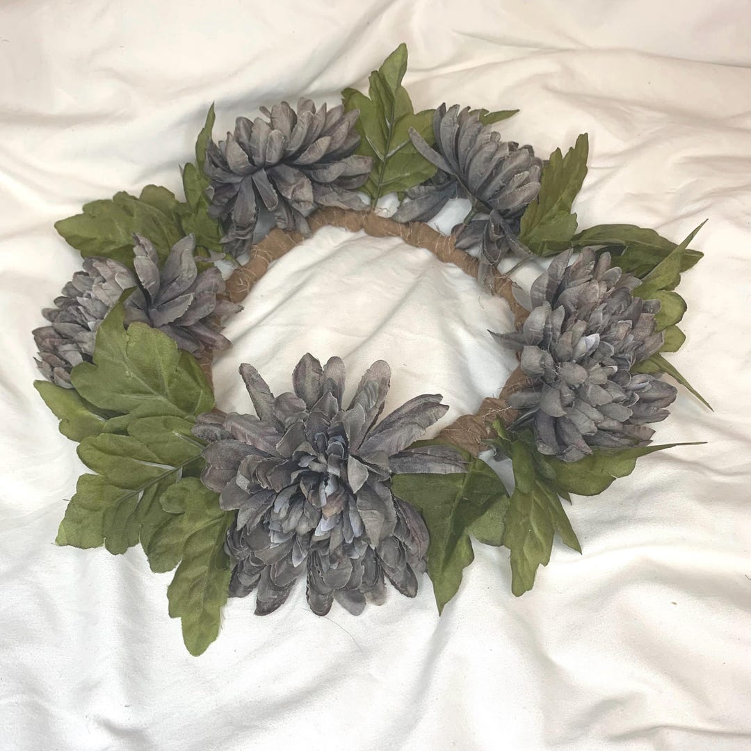 Custom Made Flower Crown Dark Fairy Ren Fest Renaissance Festival ...