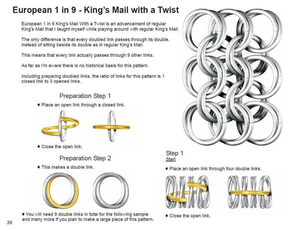 Chainmail/diy/tutorials/ebooks/dylon Whyte/the Art of Chain Mail ...