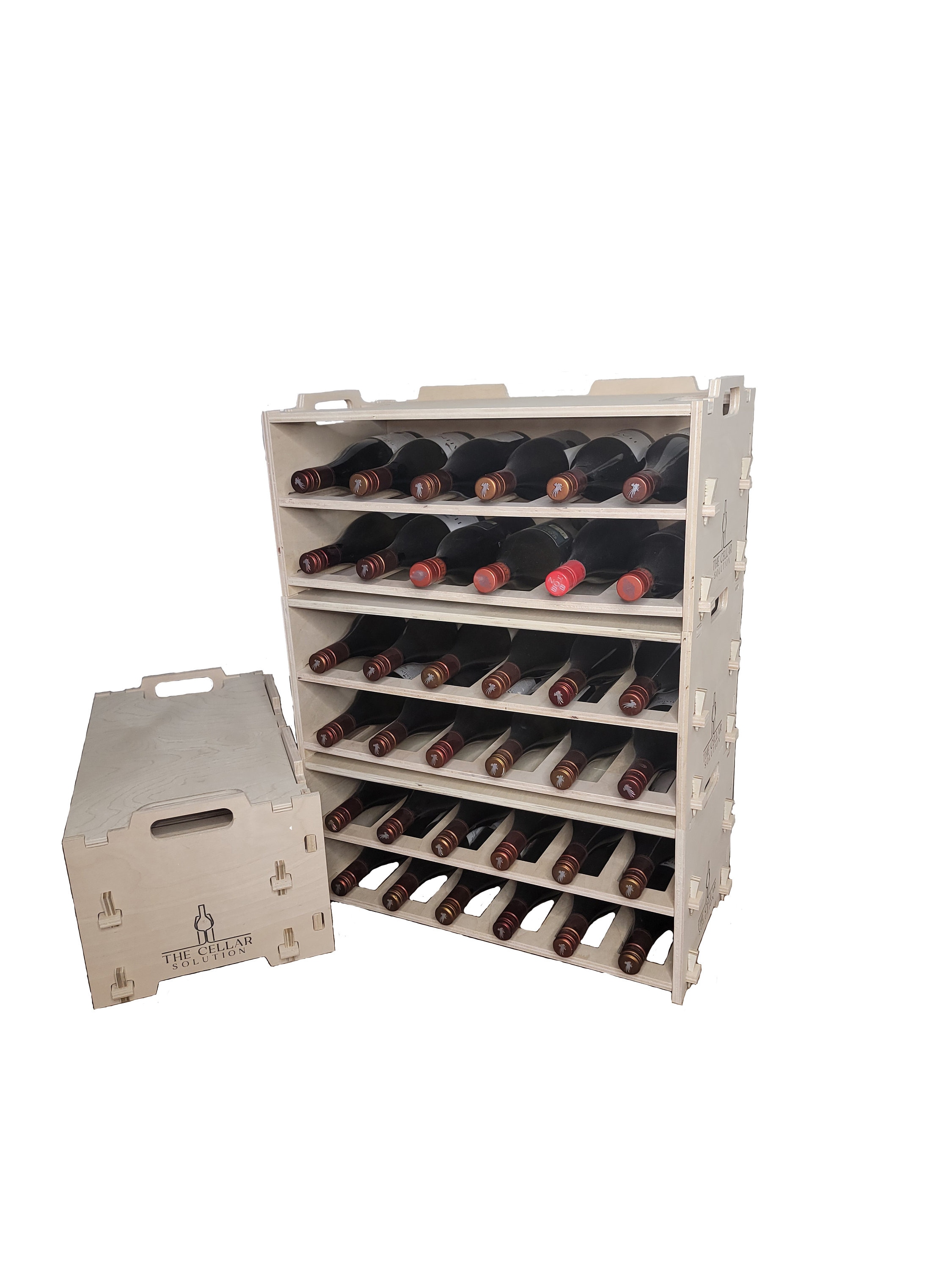 Cellar Stacker Modular Wine Storage Racks - Etsy