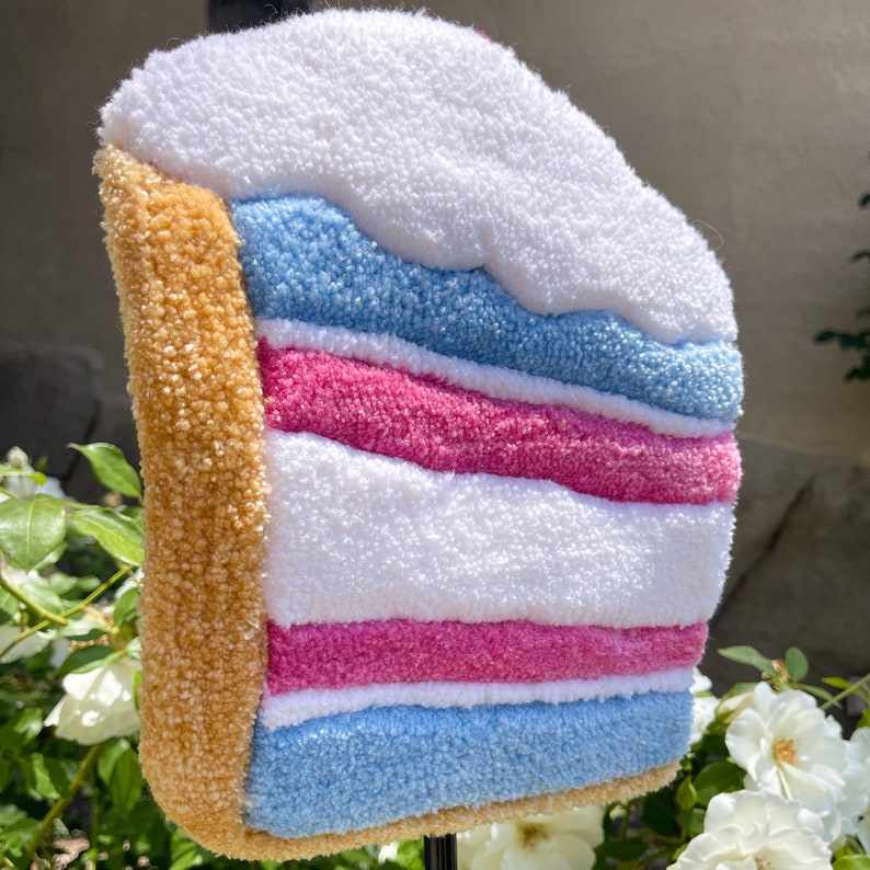 Lgbtqt Pie Transgender Pride Flag Tufted Rug | 100% Handmade Wall Art ...