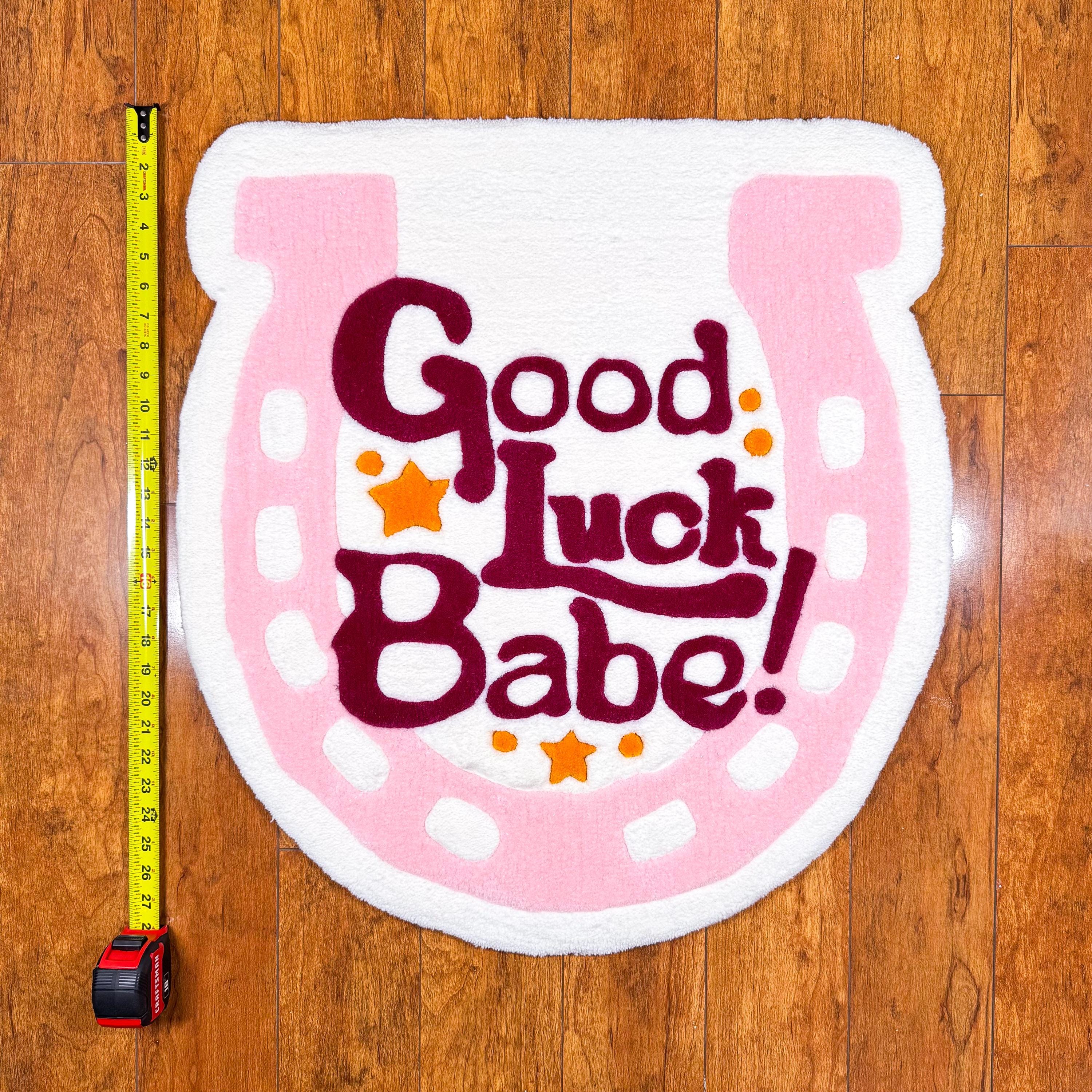 Good Luck Babe Tufted Floor Rug | Chappell Roan Inspired Decor - Etsy