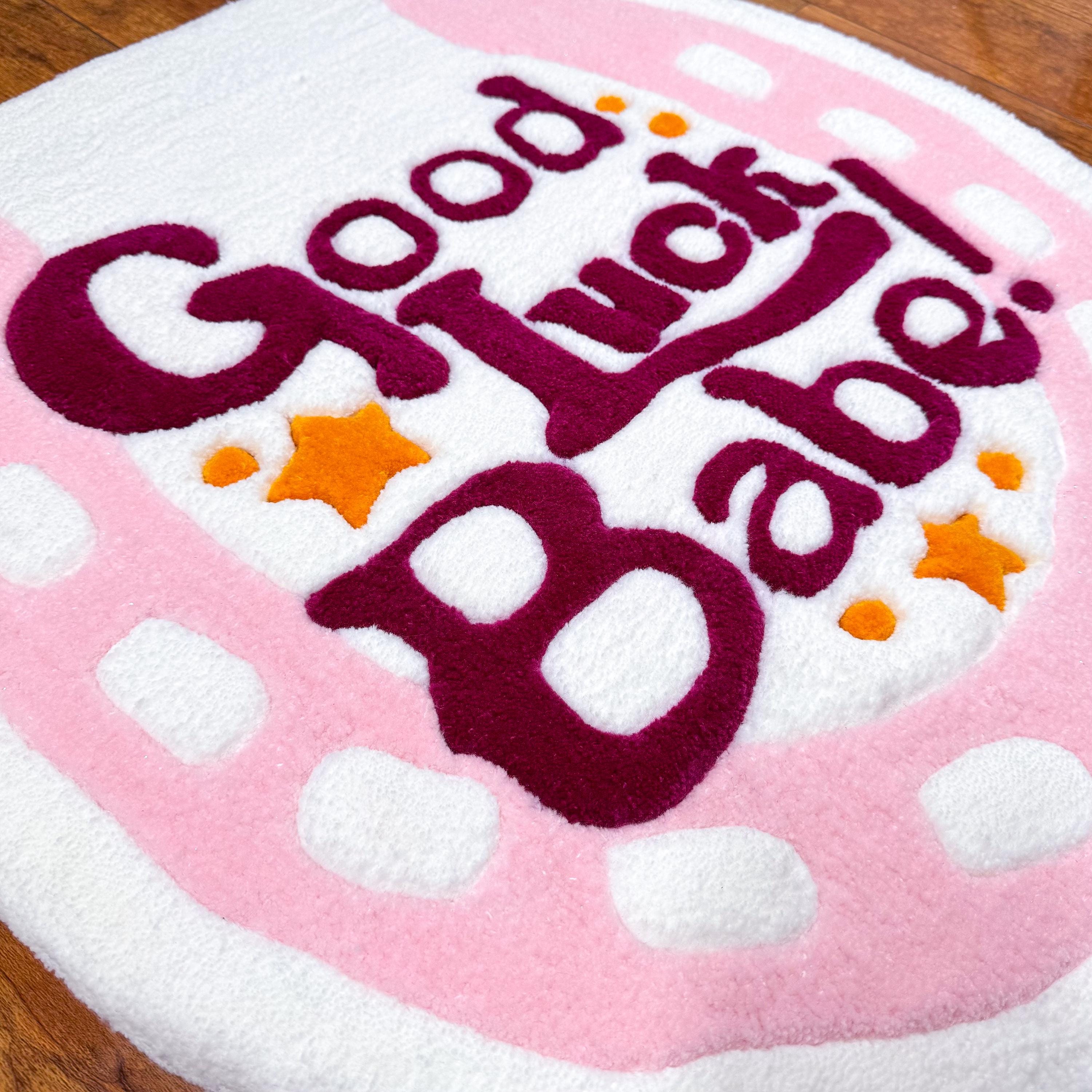 Good Luck Babe Tufted Floor Rug | Chappell Roan Inspired Decor - Etsy