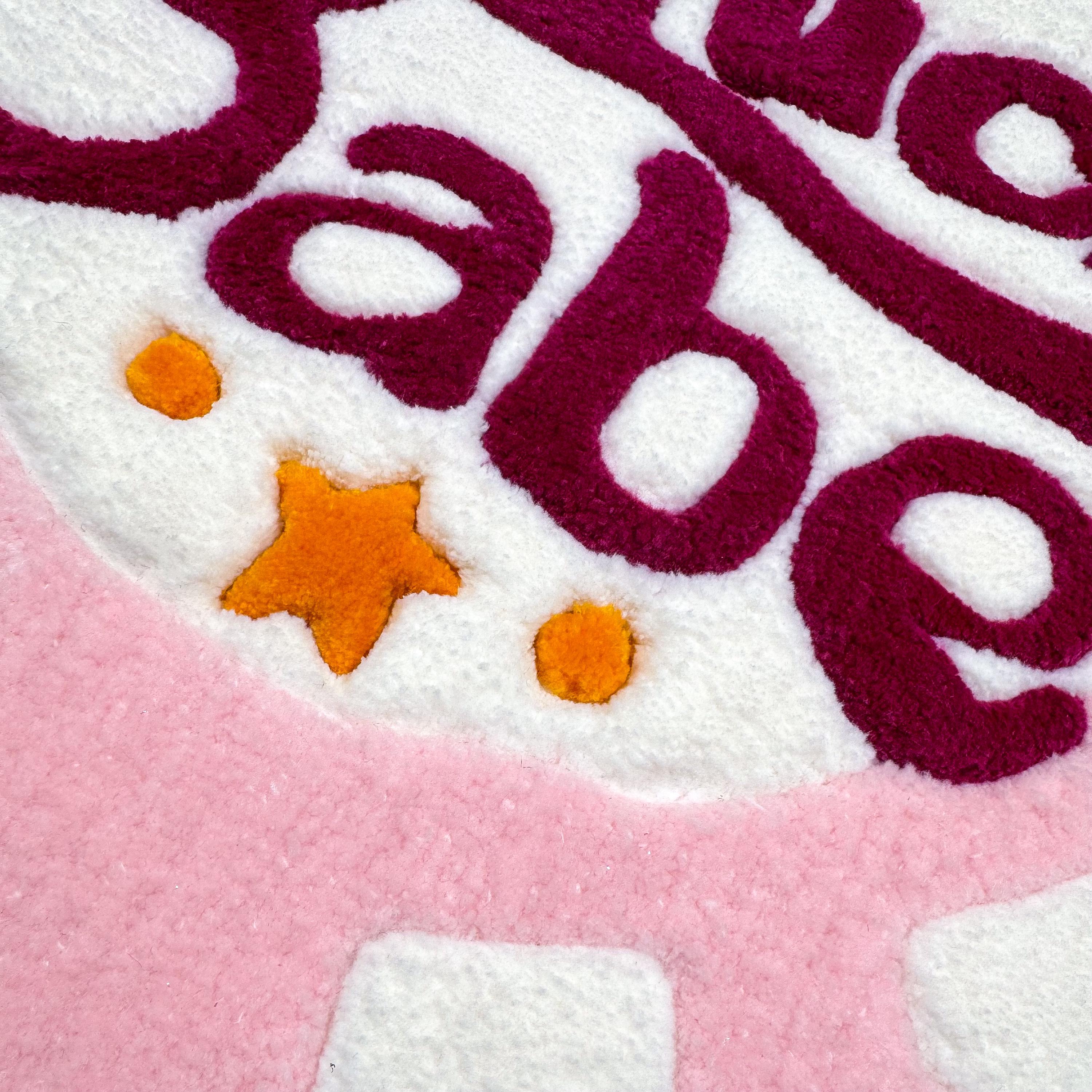 Good Luck Babe Tufted Floor Rug | Chappell Roan Inspired Decor - Etsy