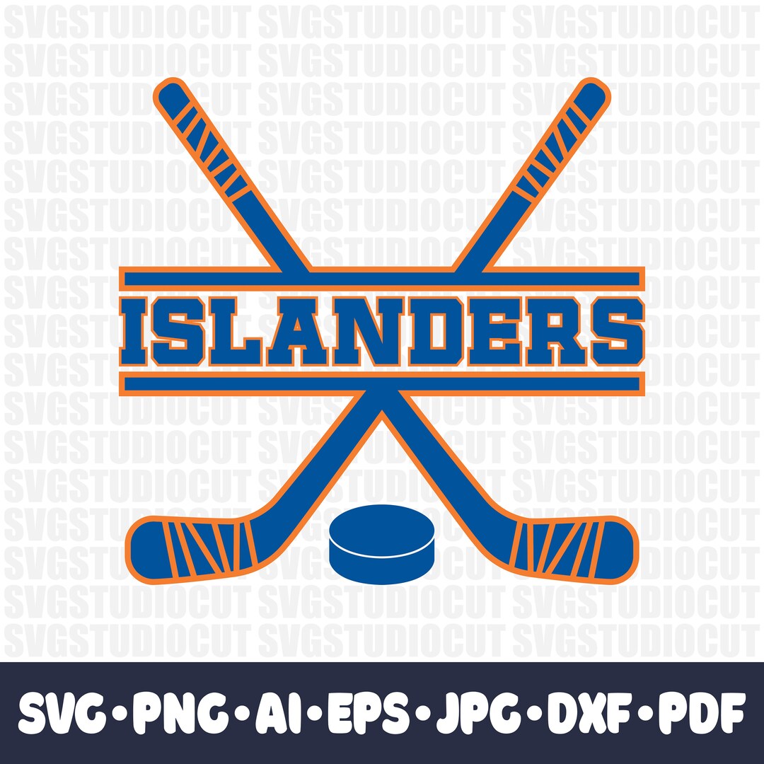 Islanders SVG Cricut Cut File. Hockey on Ice Team PNG Clipart. Cheer ...