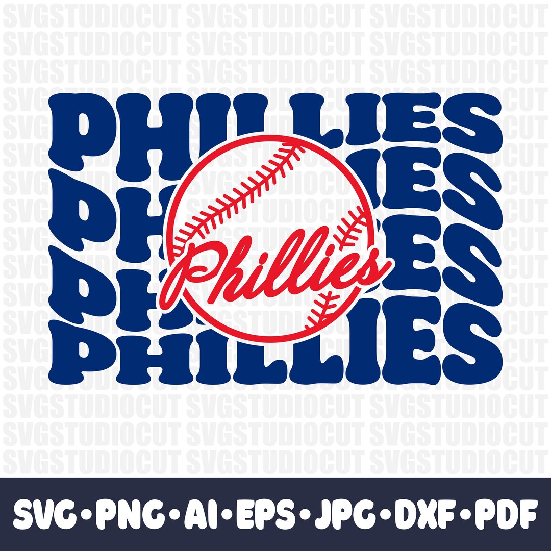 Phillies Baseball SVG Cricut Cut File. Love Baseball Team PNG Clipart ...