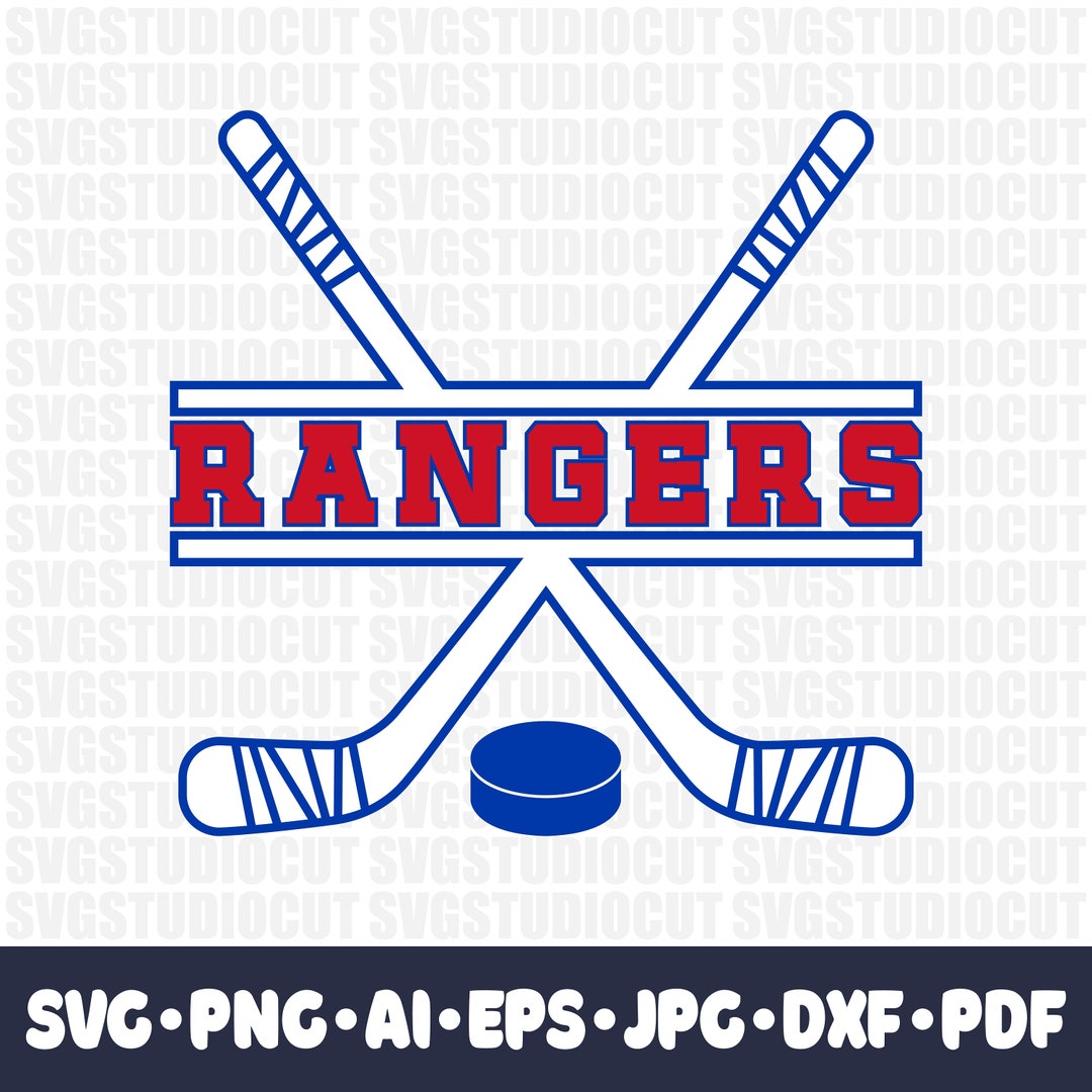 Rangers SVG Cricut Cut File. Hockey on Ice Team PNG Clipart. Cheer ...