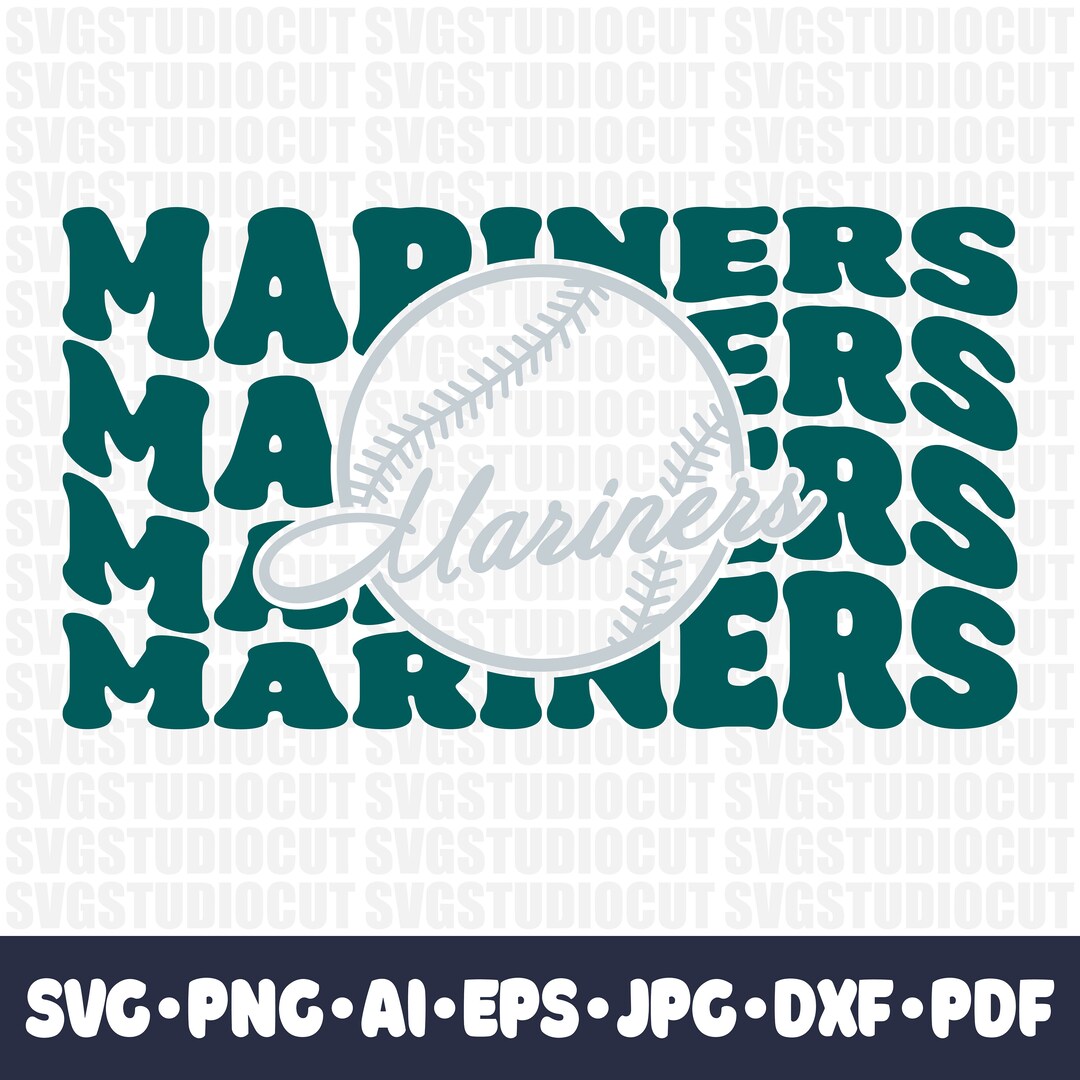 Mariners Baseball SVG Cricut Cut File. Love Baseball Team PNG Clipart ...
