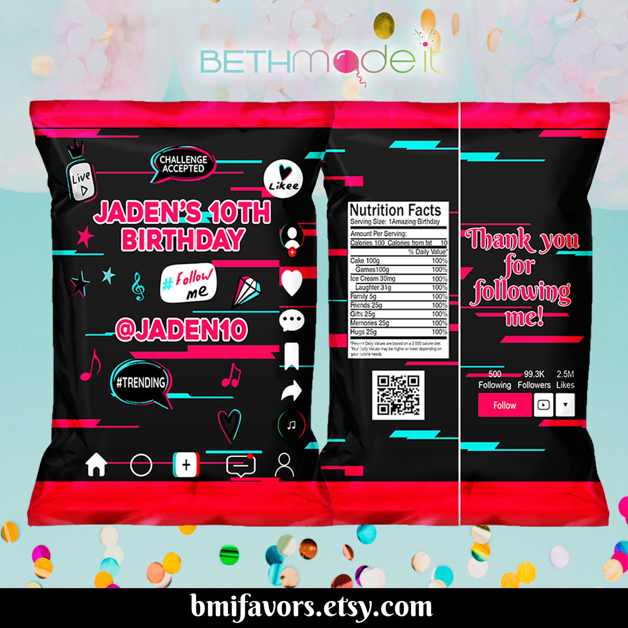 Tik Tok Vending Machine Party Favor - Etsy