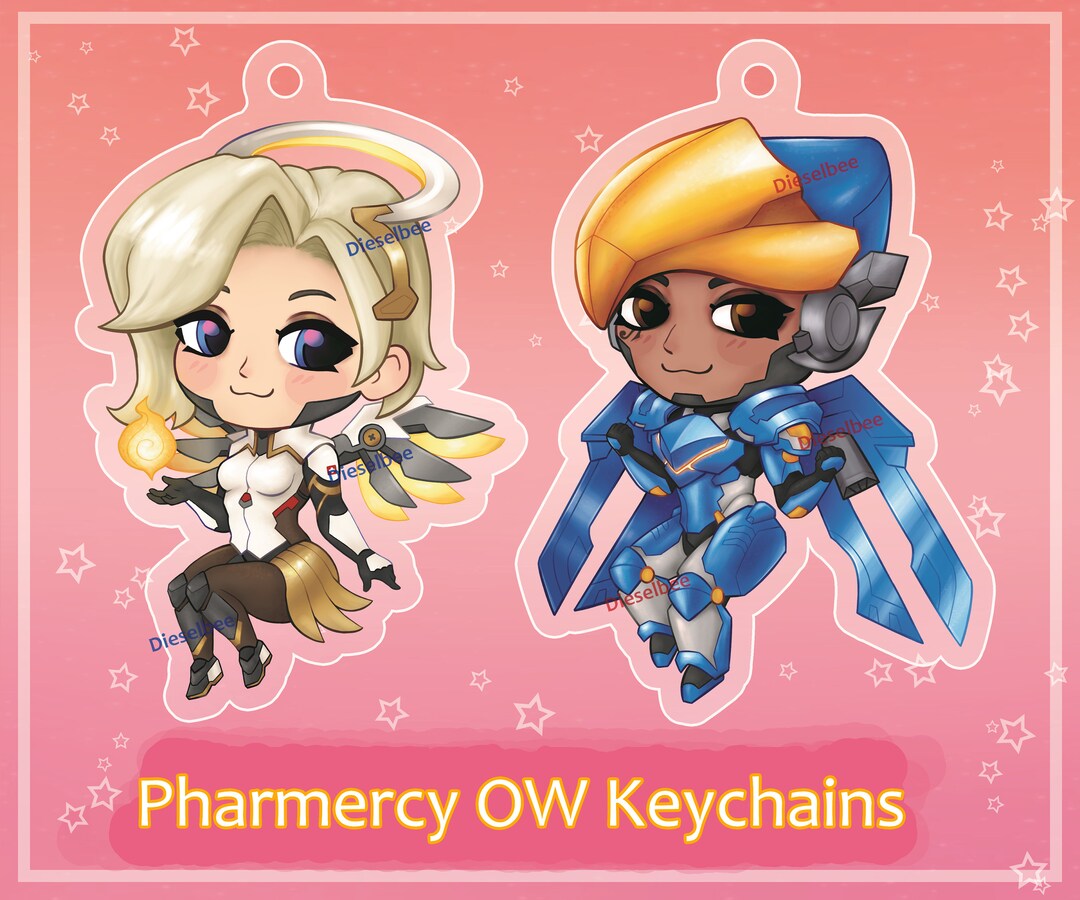 Mercy and Pharah Overwatch Keychains - Etsy