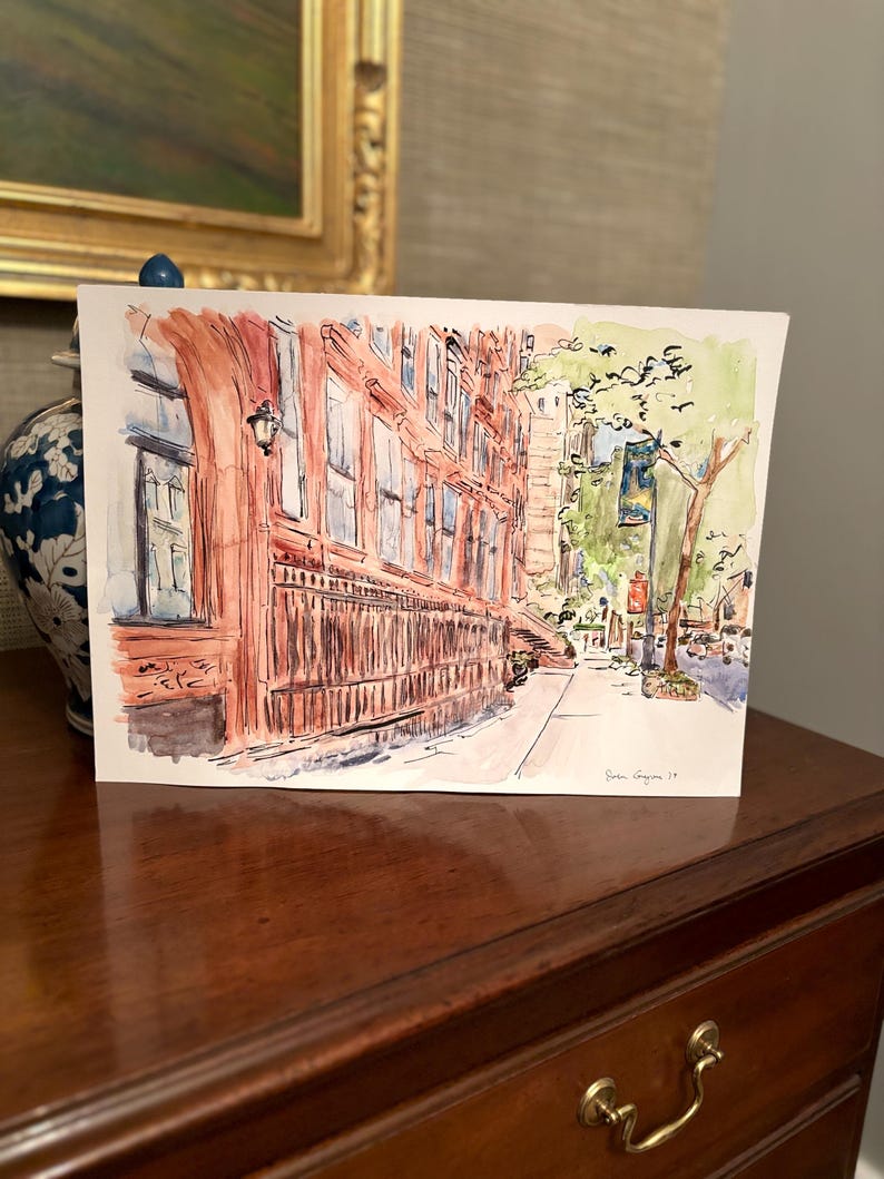 Upper East Side Street Scene - Etsy