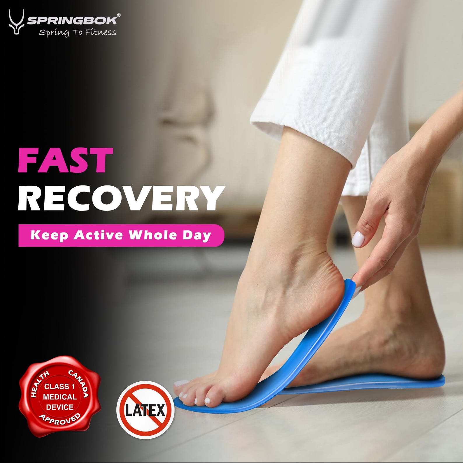 Springbok Carbon Fiber Gel Insole Shoes Insert for Men & Women ...