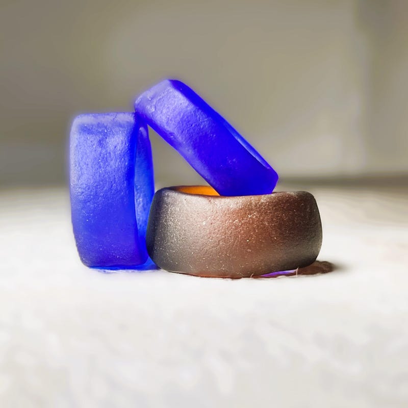 Beach Glass Rings - Etsy
