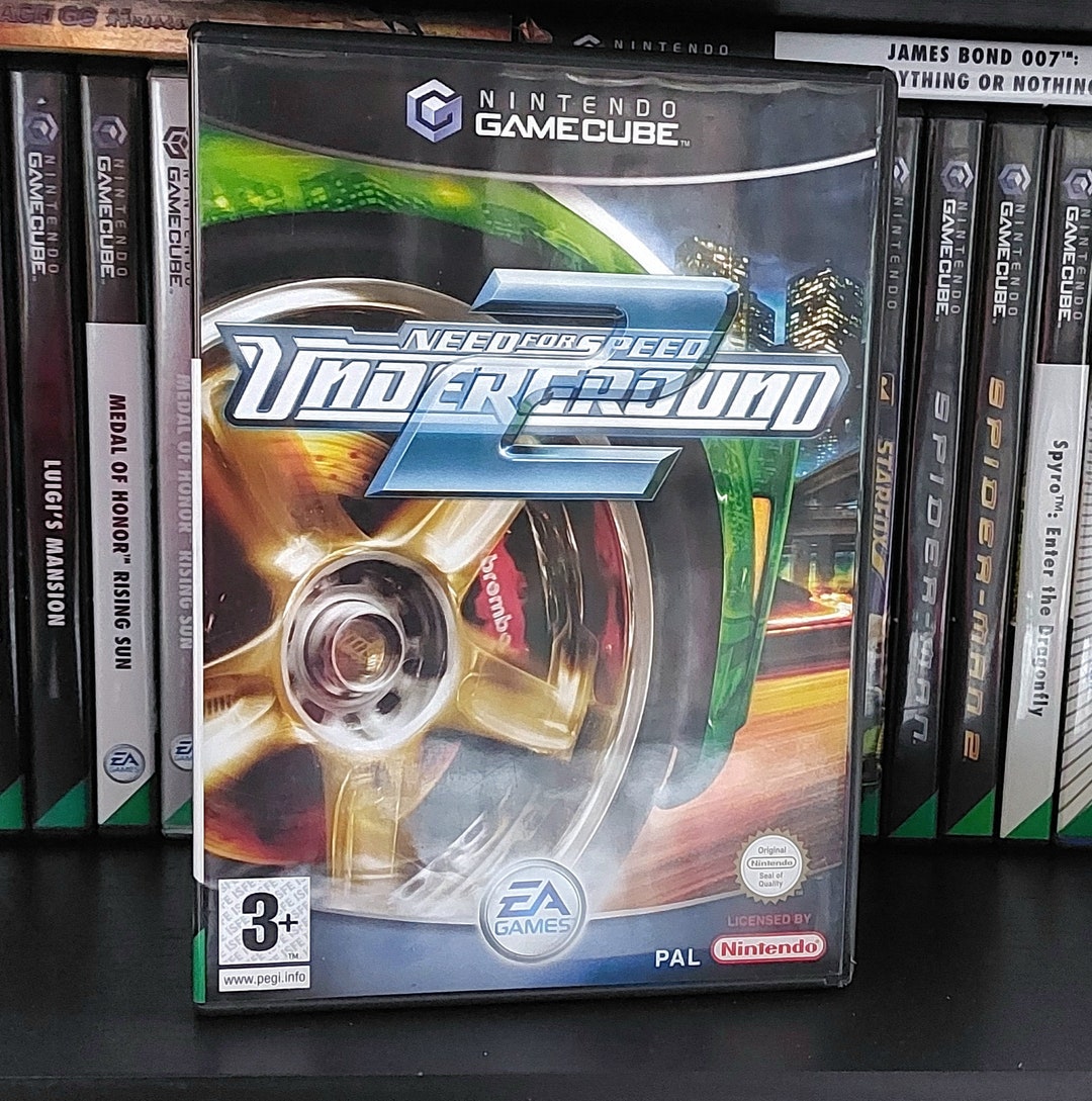 Need for Speed Underground 2 NFS Nintendo Gamecube Game With Manual PAL ...