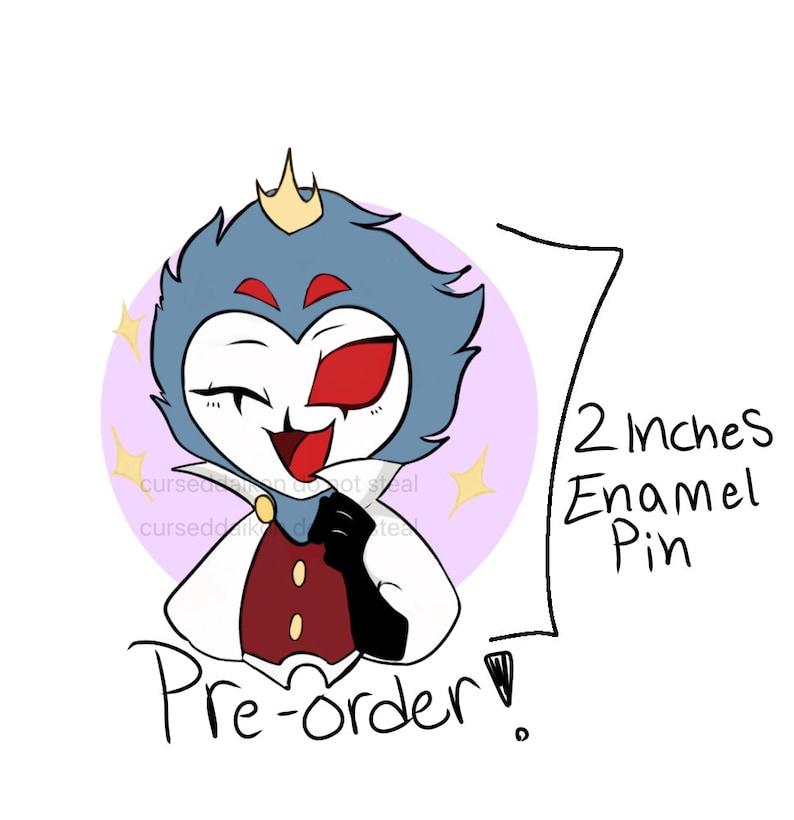 Helluva Boss Stolas Enamel Pin Pre Order READ DESCRIPTION - Etsy Israel