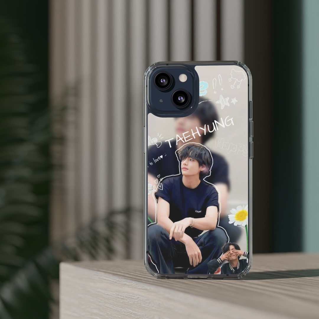 BTS Bias Taehyung/ Transparent Space-themed K-pop Phone Case iPhone 12 ...