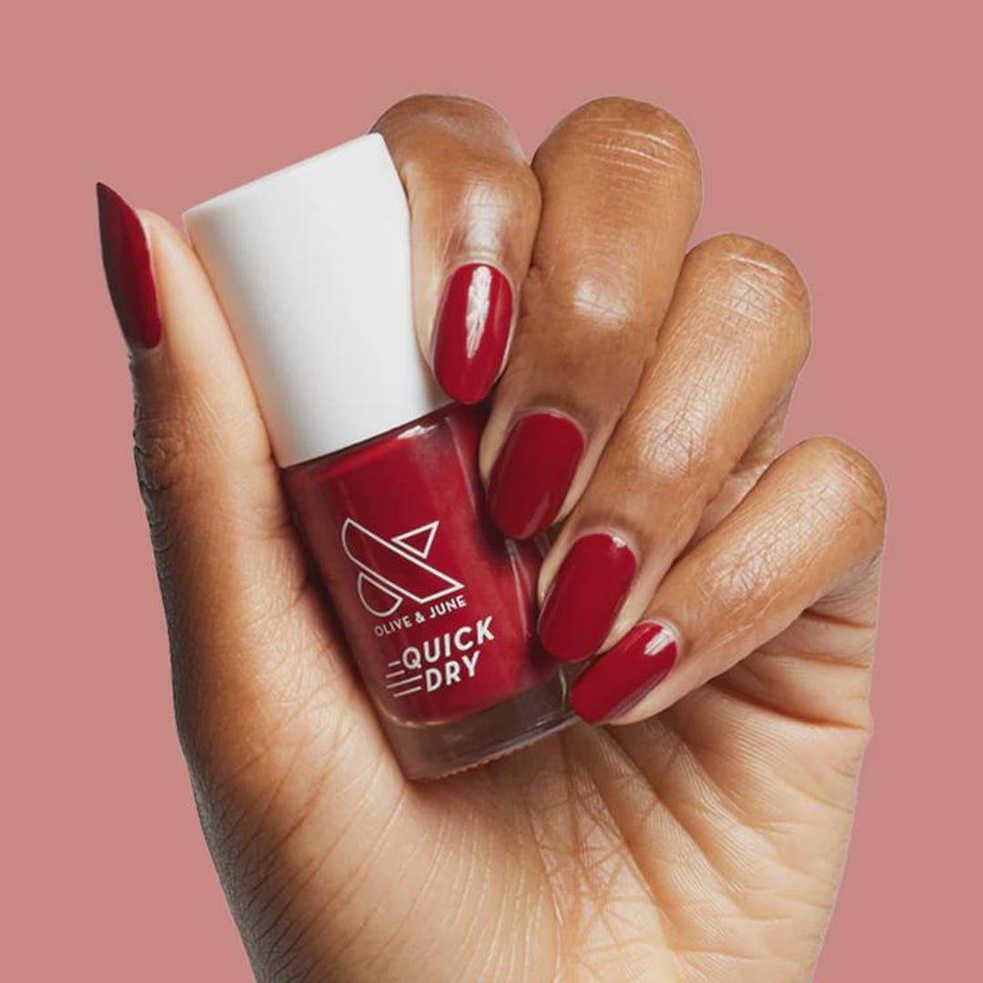 Olive & June - Brick - Earthy Red - Quick Dry Polish - Etsy