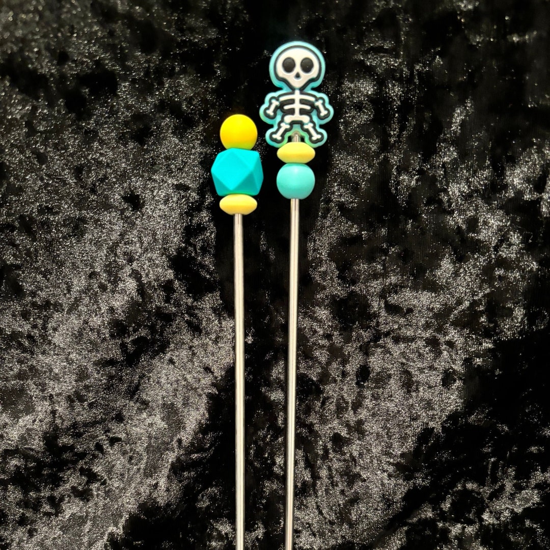 Amigurumi Stick Turquoise Skeleton - Etsy