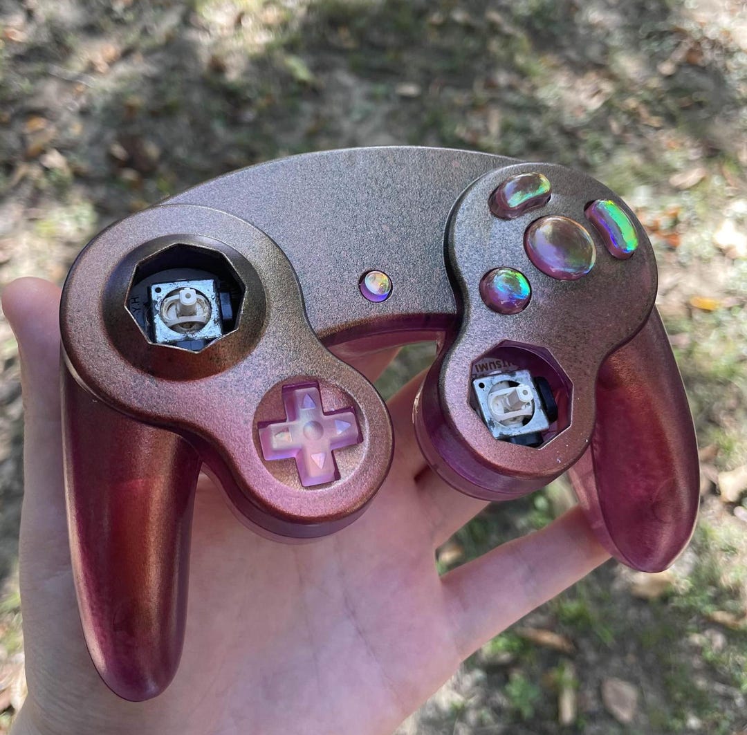Custom Painted Gamecube Controller Shell With Buttons - Etsy