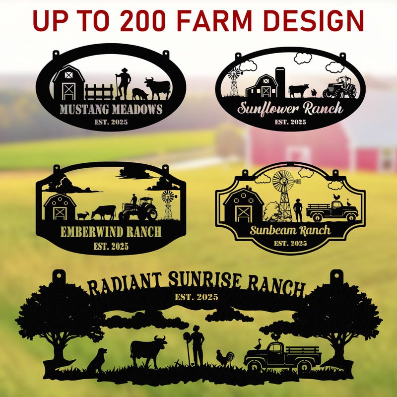 Engraved Farm Signs - Etsy Canada
