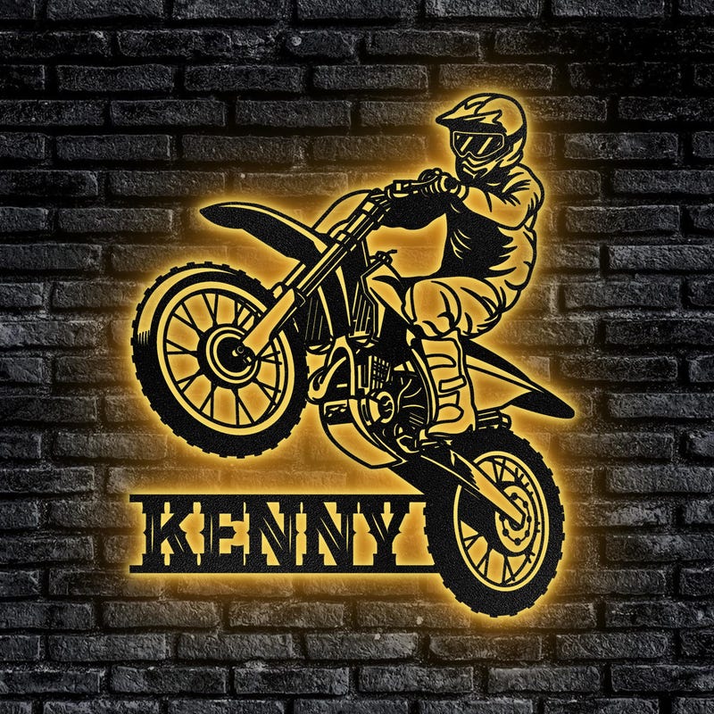 Motocross Wall Decor - Etsy