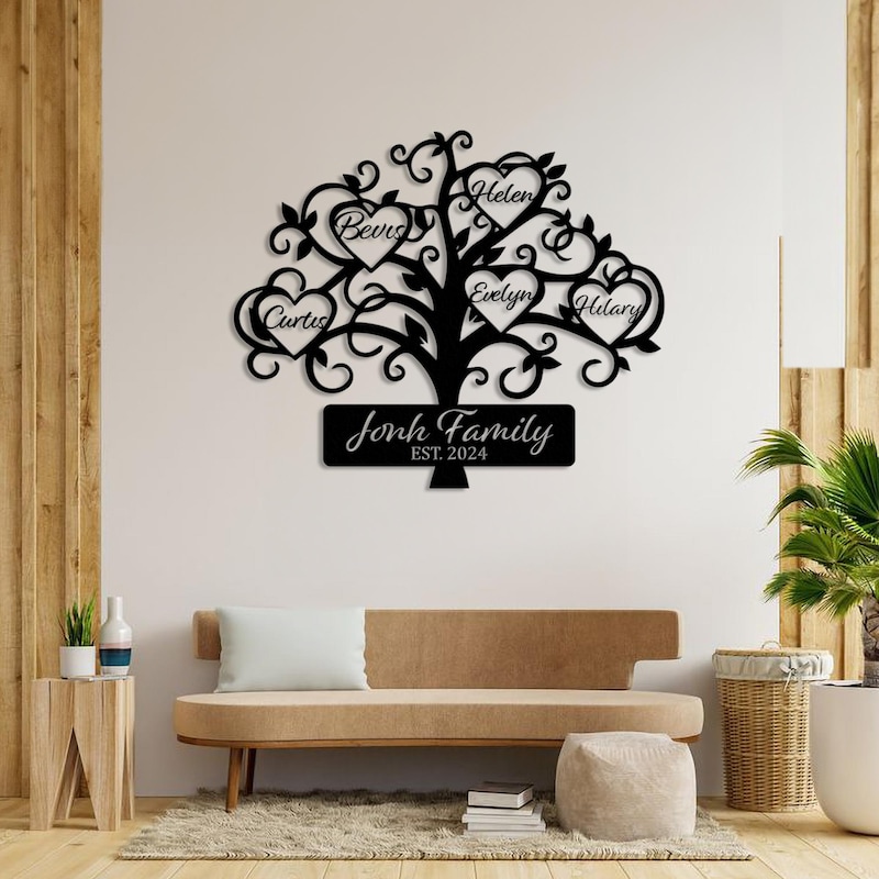 Custom Family Tree Iron - Etsy