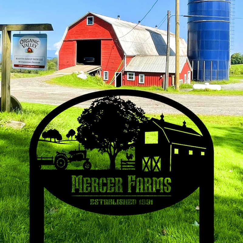 Rustic Farm Sign - Etsy