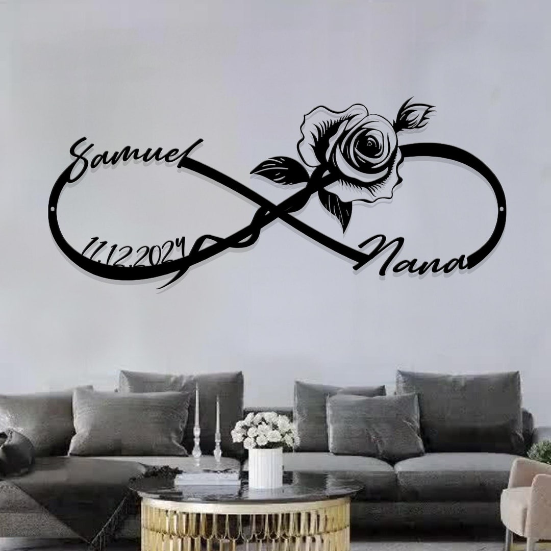 Personalized Wedding Gift for Couple | Custom Infinity Sign | Wedding ...