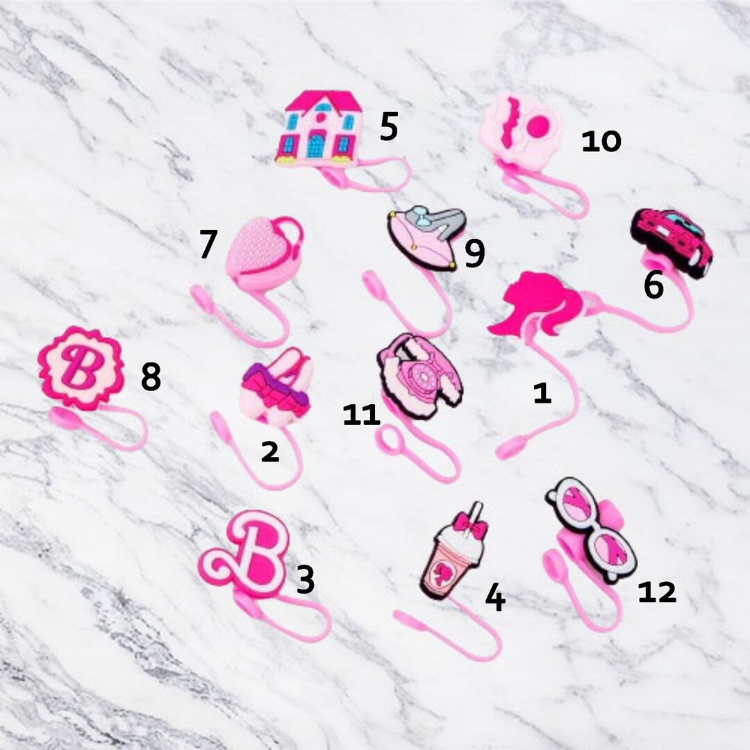 Barbie Straw Toppers 8 Mm Straw Caps Toy Beverage Straw Toppers - Etsy