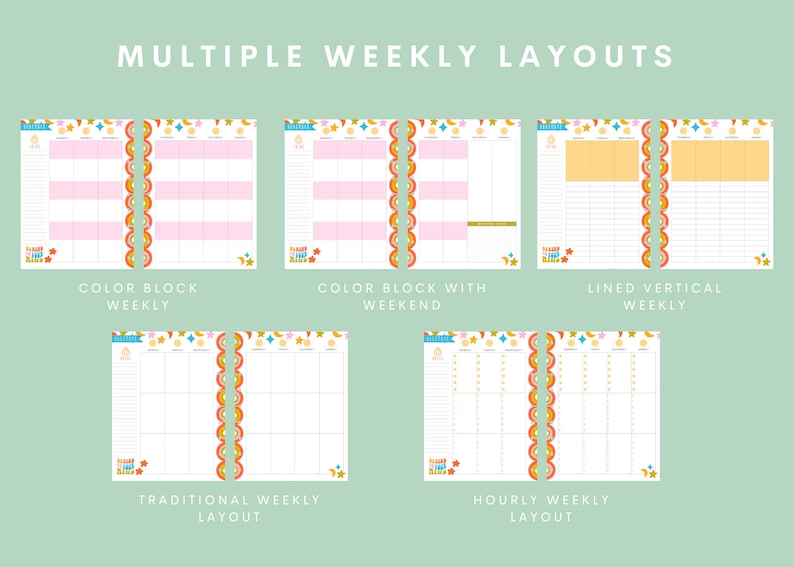 Classic Happy Planner Inserts Happy Planner Pages Canva - Etsy