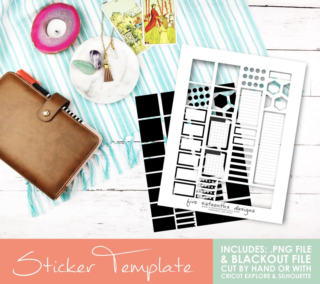 Transparent Sticker Template Teacher Planner Weekly Kit - Etsy