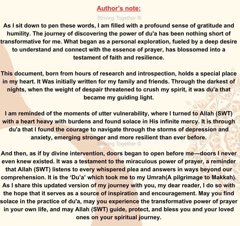 Unlocking the Power of Dua: Your Guide to Crafting Strong and Effective Supplications ...